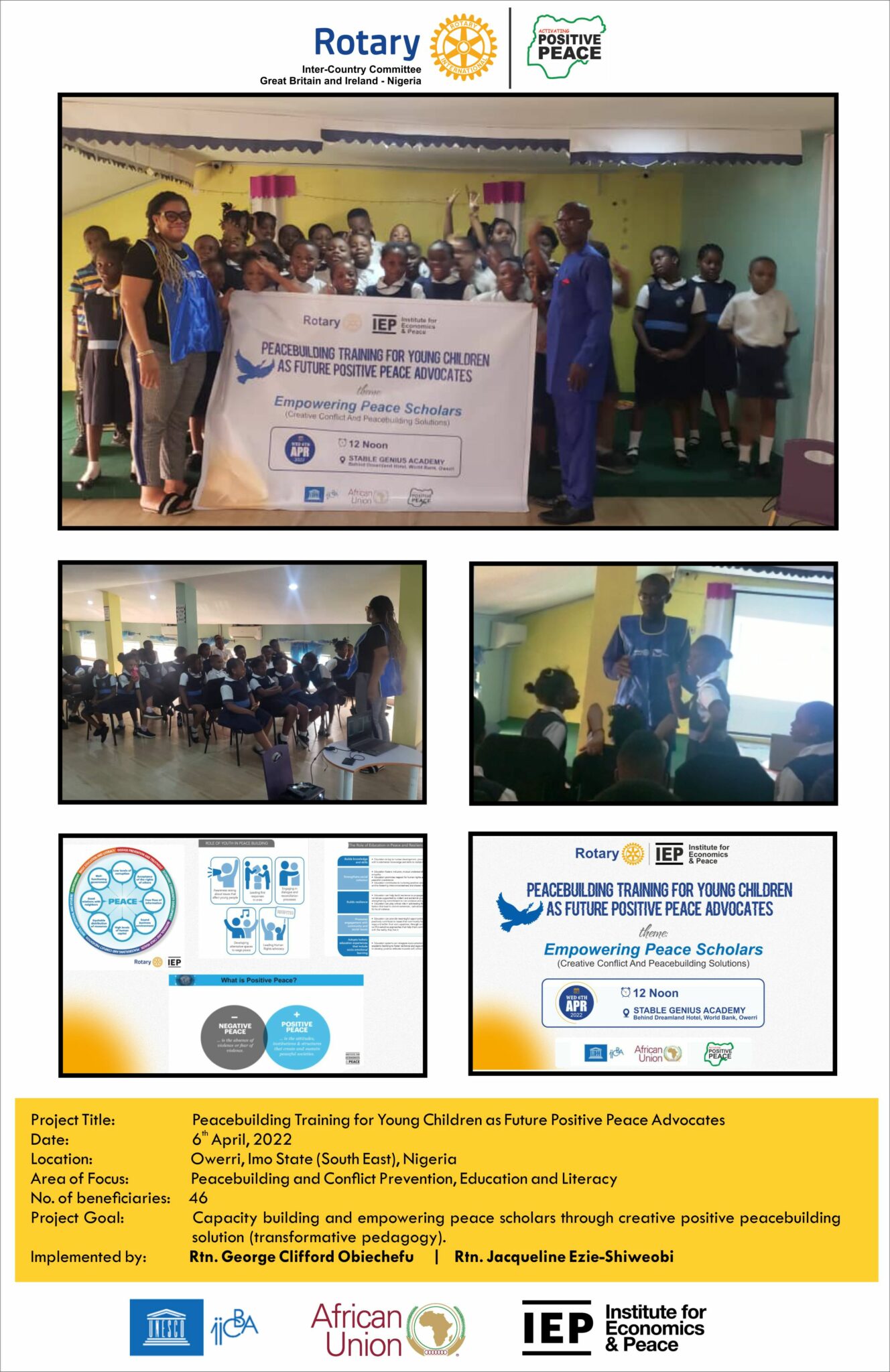 Fully funded Rotary Peace Fellowship – Invitation - Rotary Intercountry ...